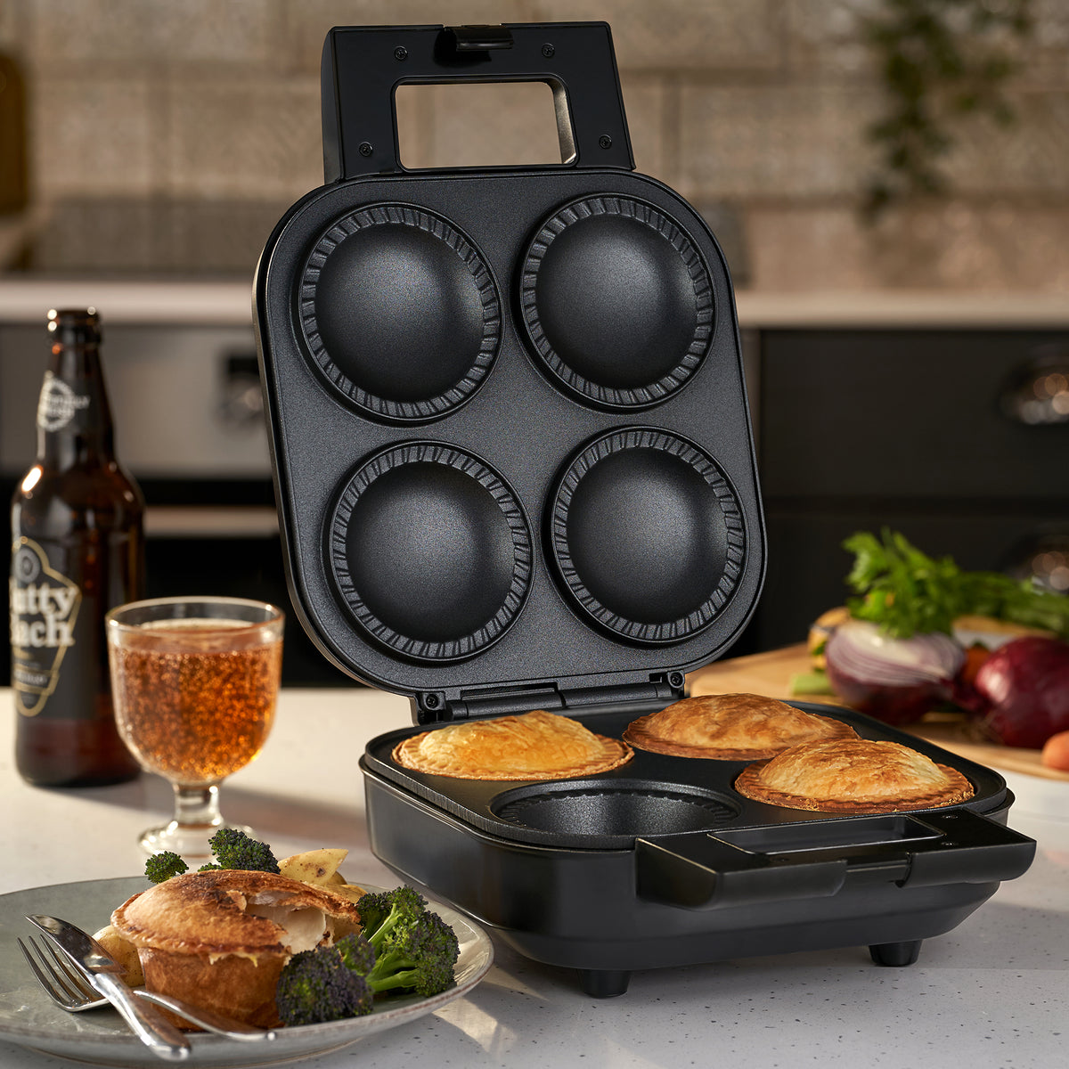 Cooks Professional Deep Fill Pie Maker | 4 Pie – CooksProfessional